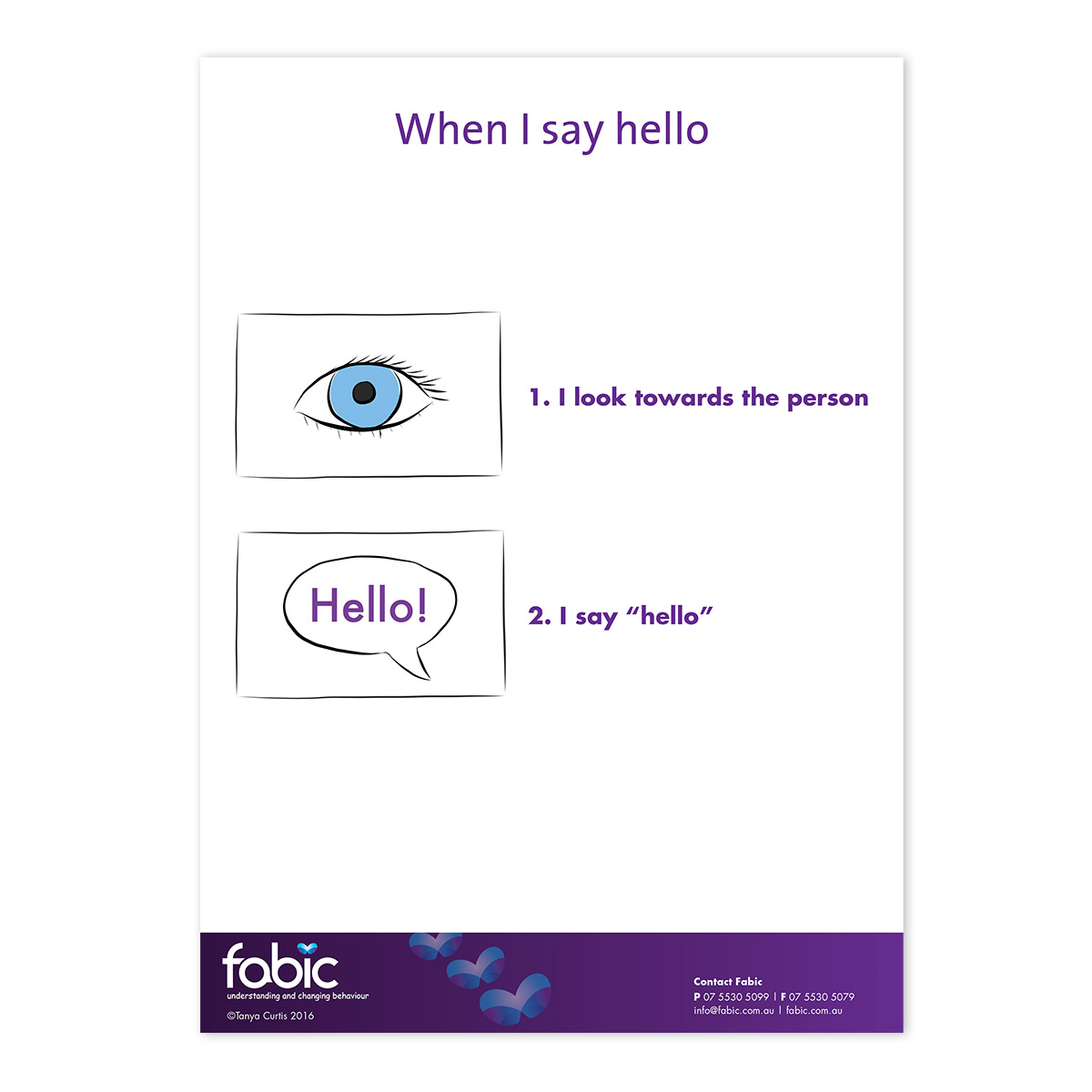 Social Skills: When I Say Hello - Fabic | Behaviour Specialists