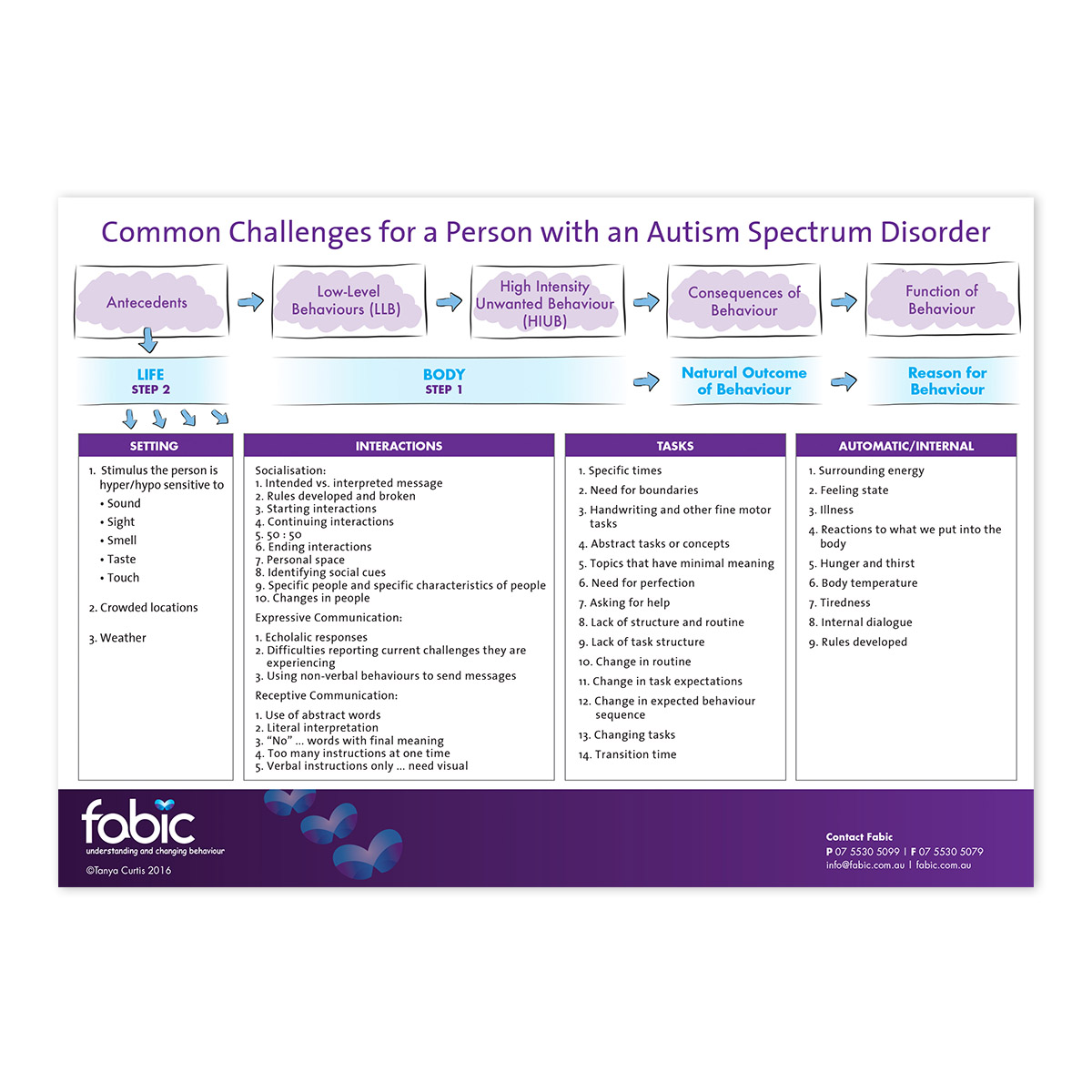 Common Challenges for a Person with an Autism Spectrum Disorder - Fabic ...